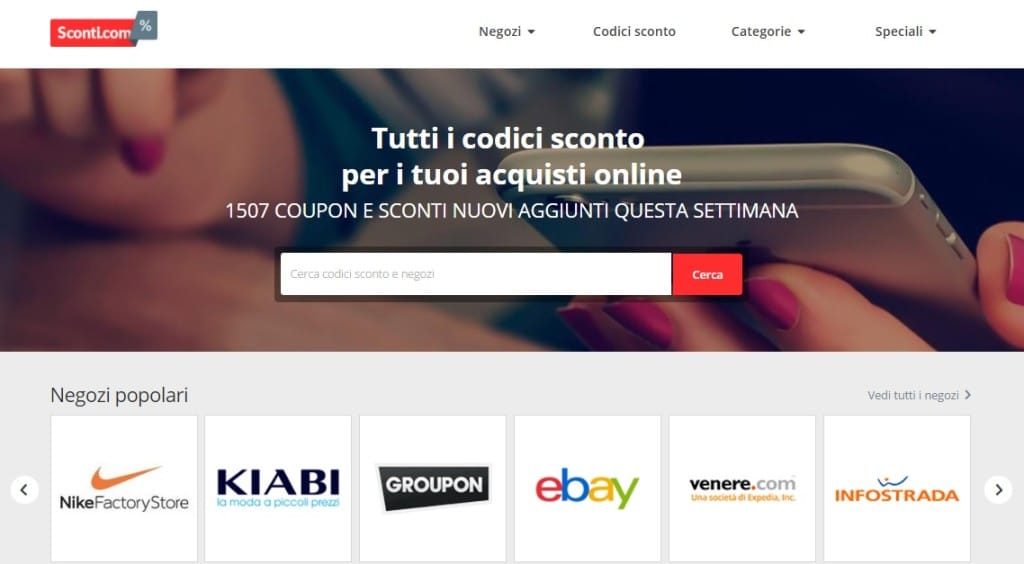 Codici sconto Sconti.com